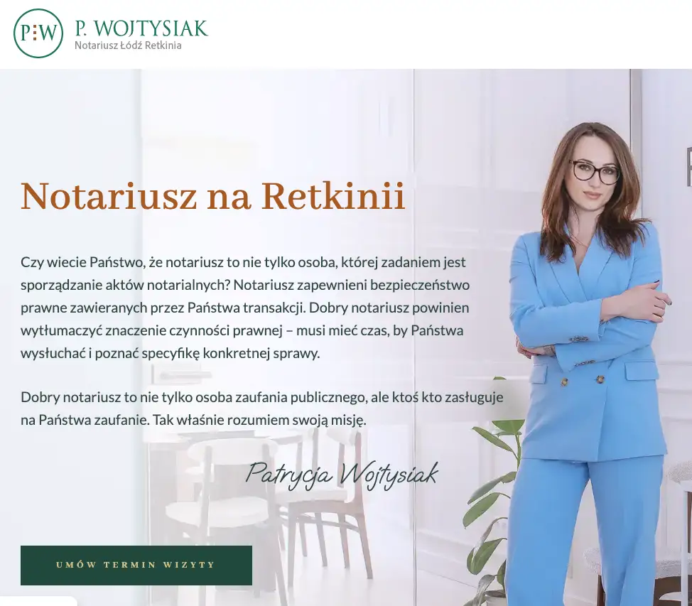 Kontakt - Notariusz Patrycja Wojtysiak Łódź Retkinia